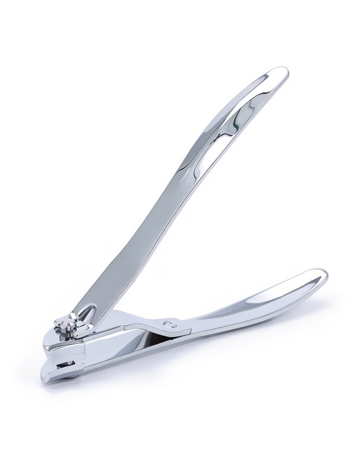 Кусачки - книпсер педикюрные, скошенное лезвие, 10 см