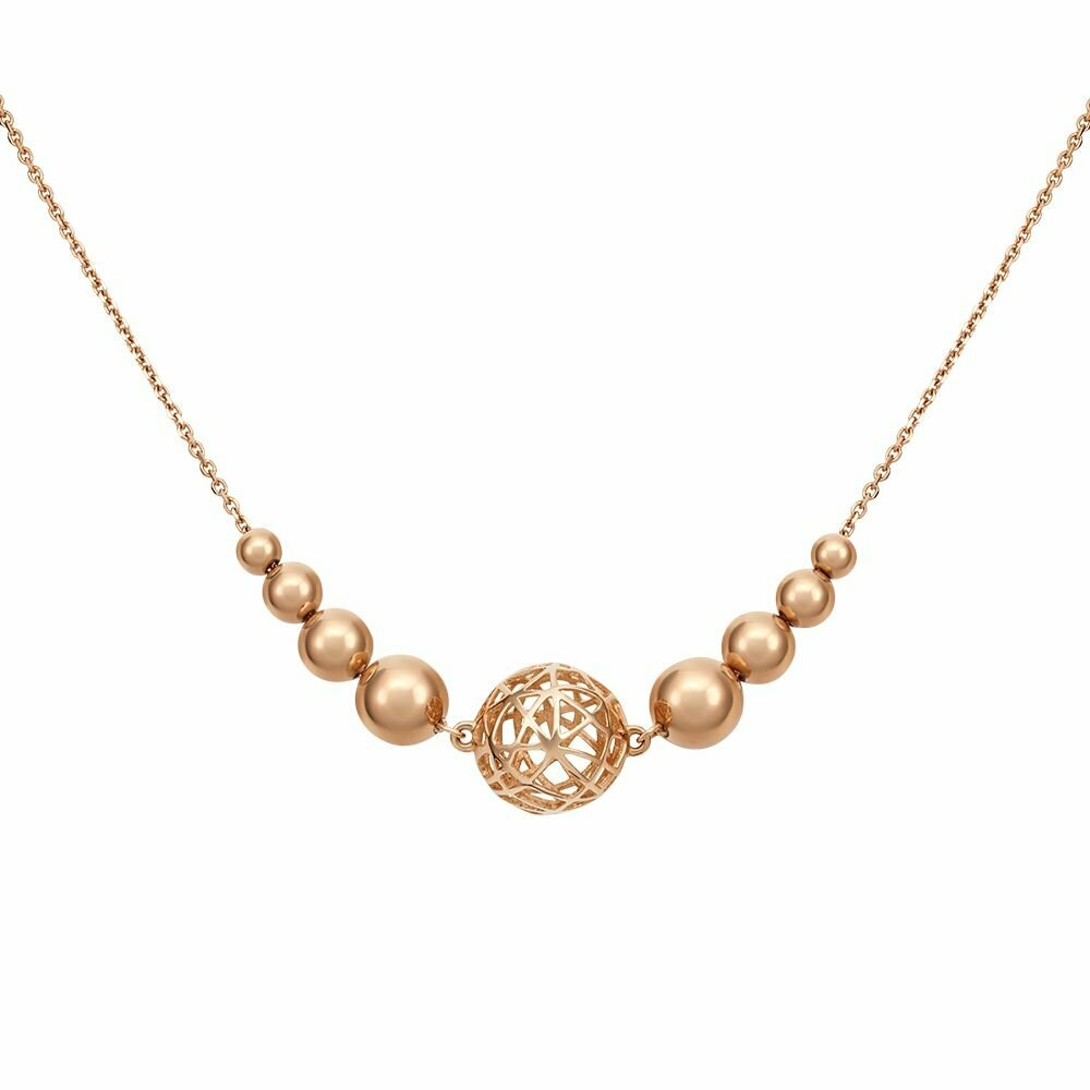 Колье, красное золото, 585 проба