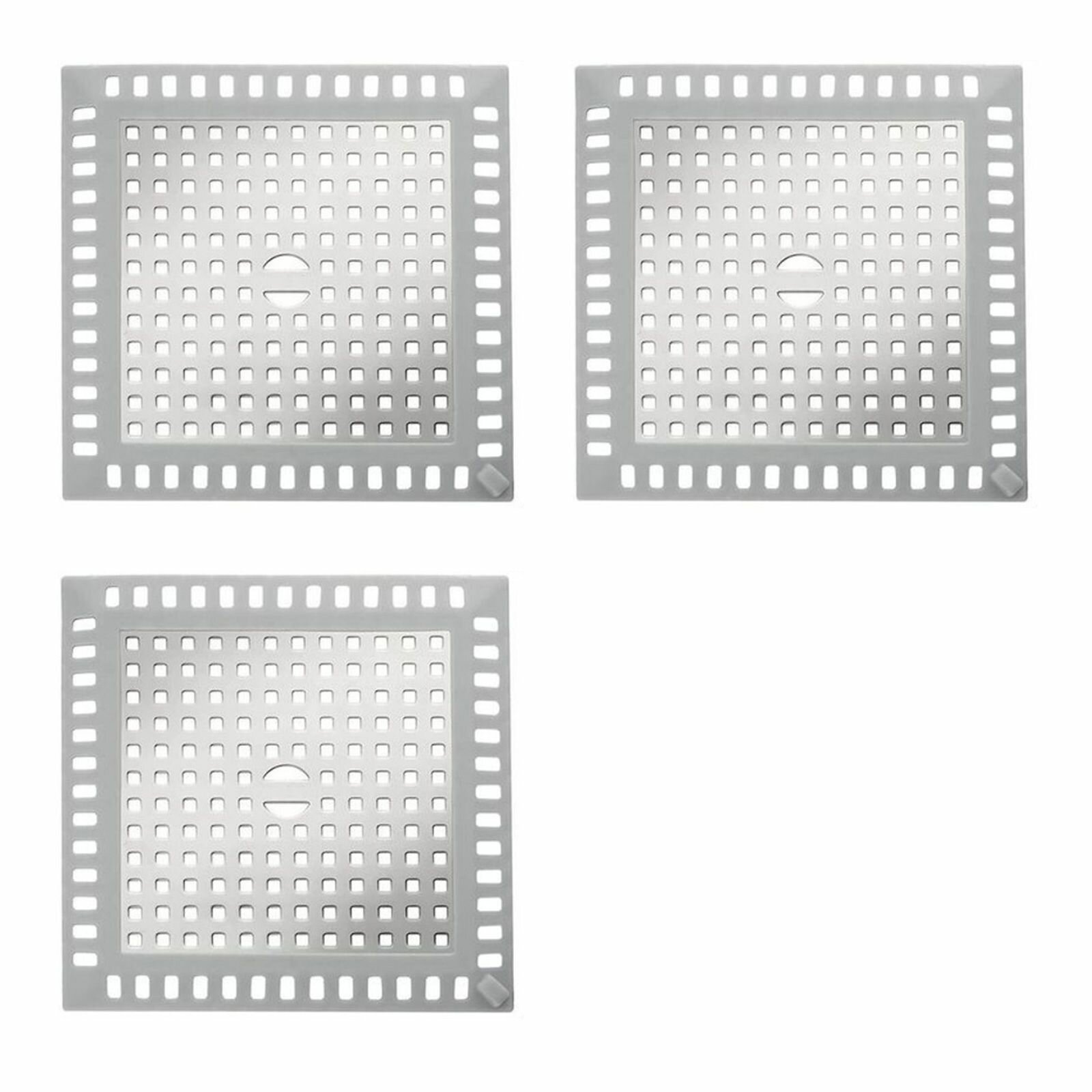 3 шт Крышка для слива в ванной из нержавеющей стали уловитель волос антикоррозийный фильтр