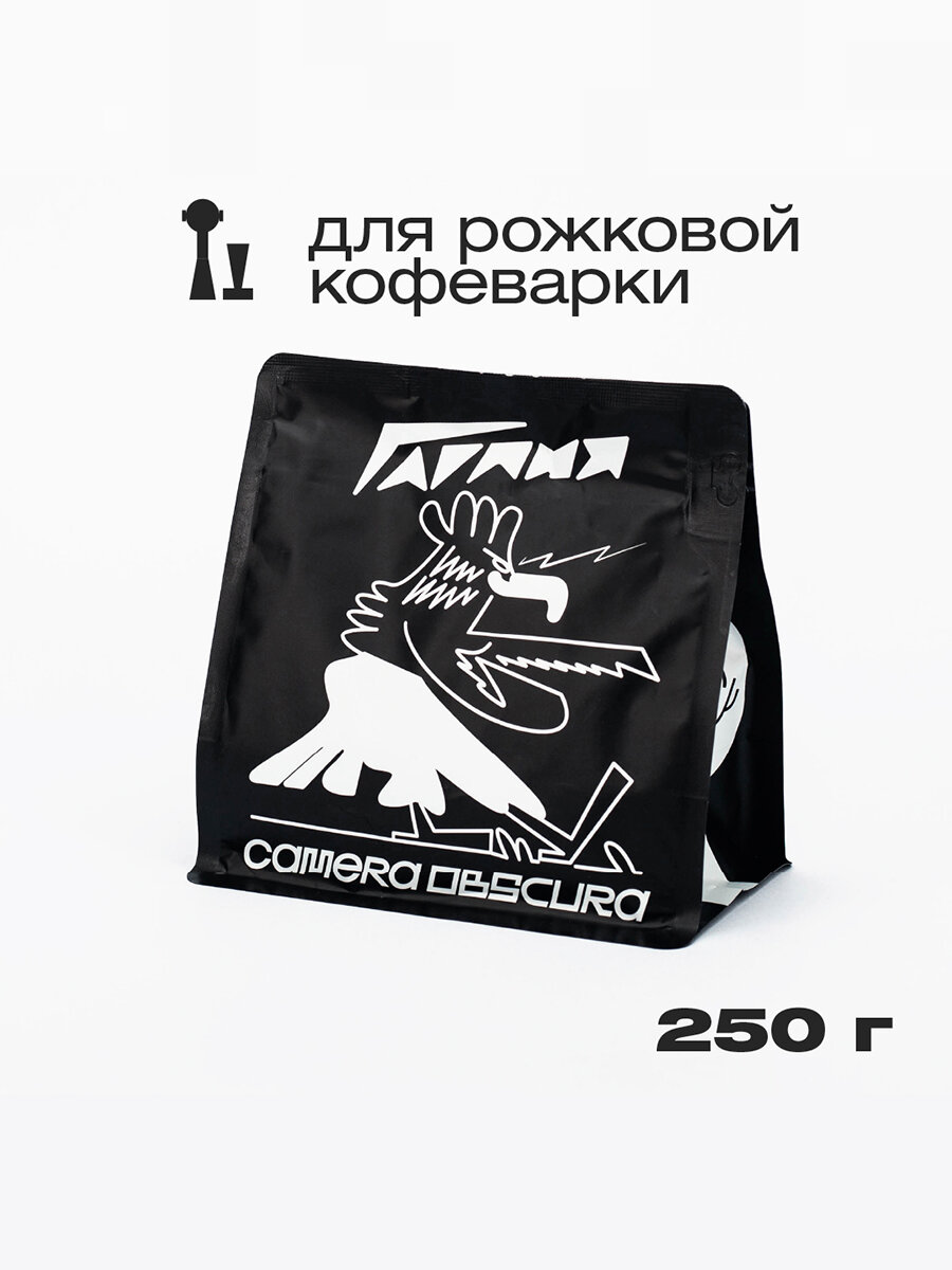 Гарпия (Бразилия Барра Эстейт), помол для рожковой кофемашины, фирменный кофе Camera Obscura, 250 г