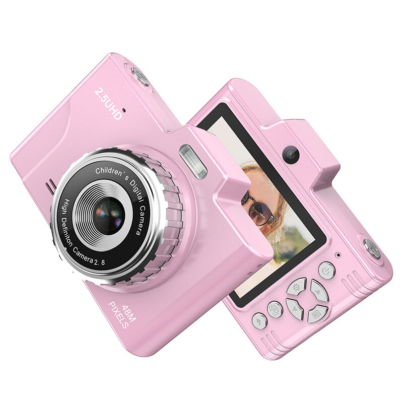 Экшн-камера AIBOIAI h8 pink, 96 million front and rear double cameras