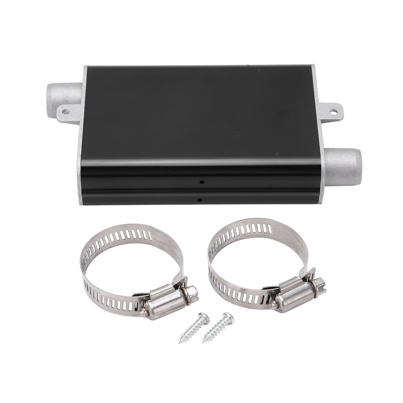 24mm Parking Heater Exhaust Pipe Muffler Aluminum Alloy Straight Silencer for Eberspacher Airtronic D2 D4 D4S Black