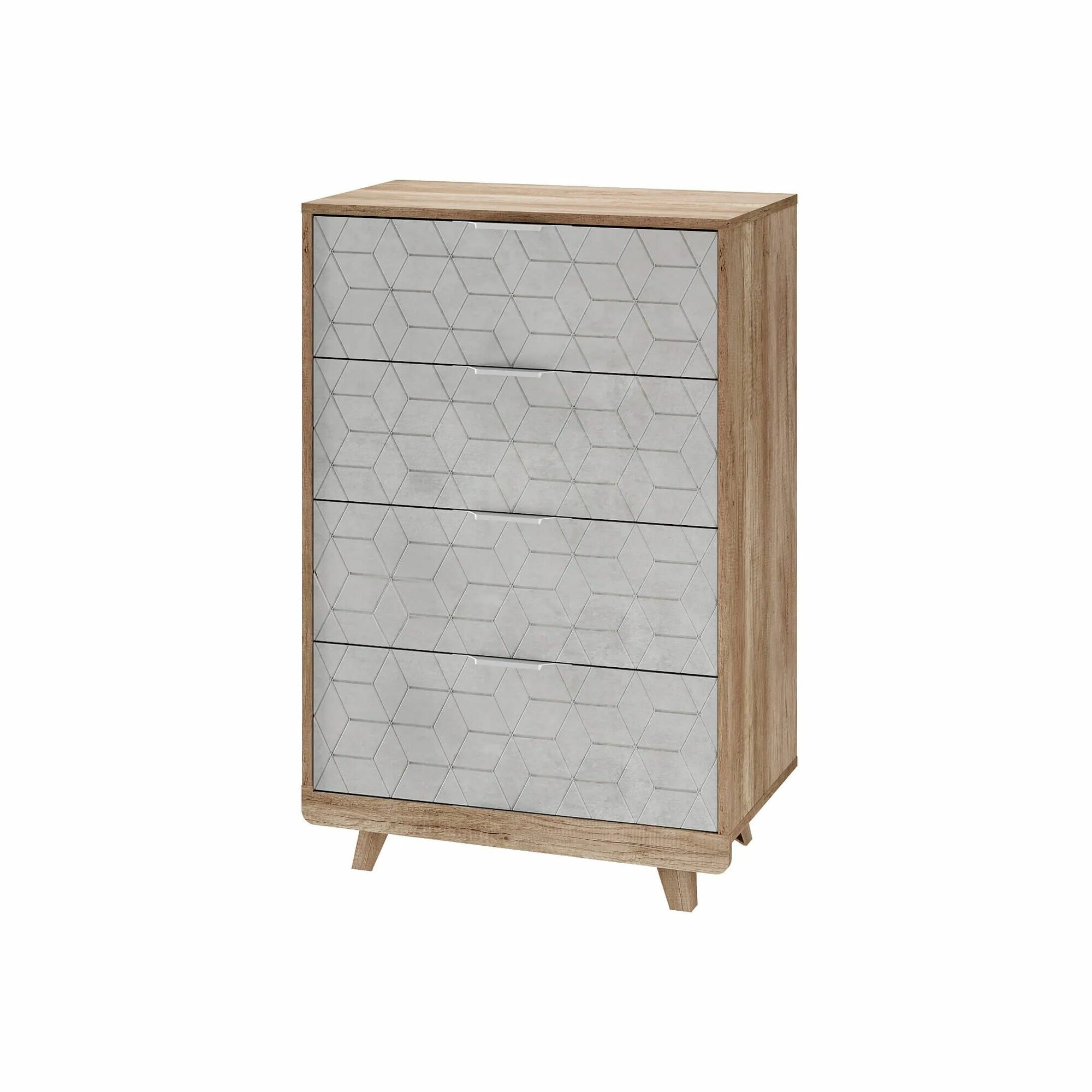 Комод "Мегаполис" КМ-02 Дуб каньон/F04 (Мебелони)