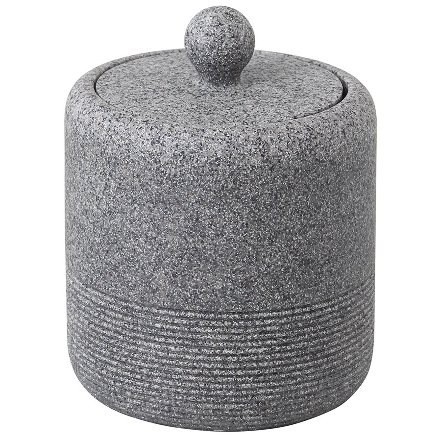 Банка для хранения Loup 430 мл интерьерная графитовая Bergenson Bjorn Bath BB0001022