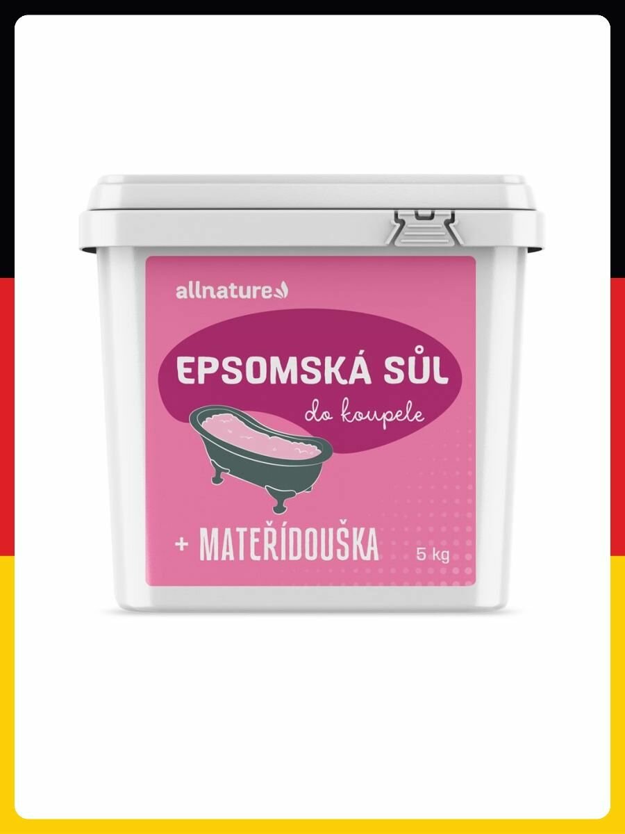 Соль для ванны allNature Epsom salt Motherwort, 5000 г