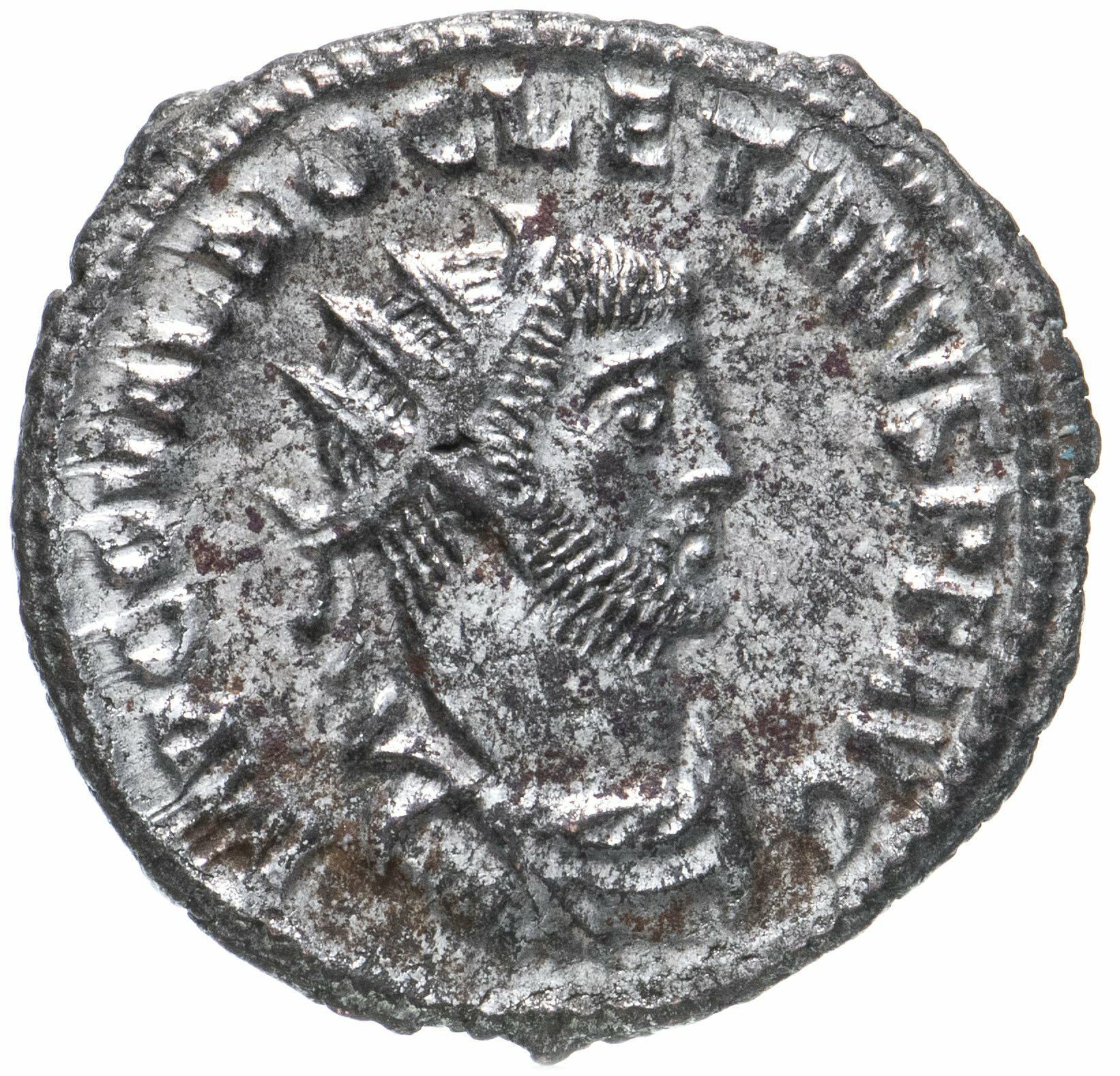 Римская империя, Диоклетиан, 284-305 годы, антониниан посеребренный, Медь, в сохранности VF-XF