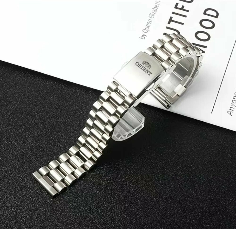 Ремешок из нержавеющей стали Japan Orient SER02001 для мужчин и женщин 18/20mm