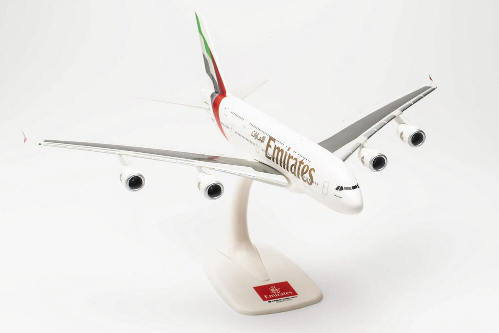 Herpa Snap-Fit Модель самолета Airbus A380-800 Emirates