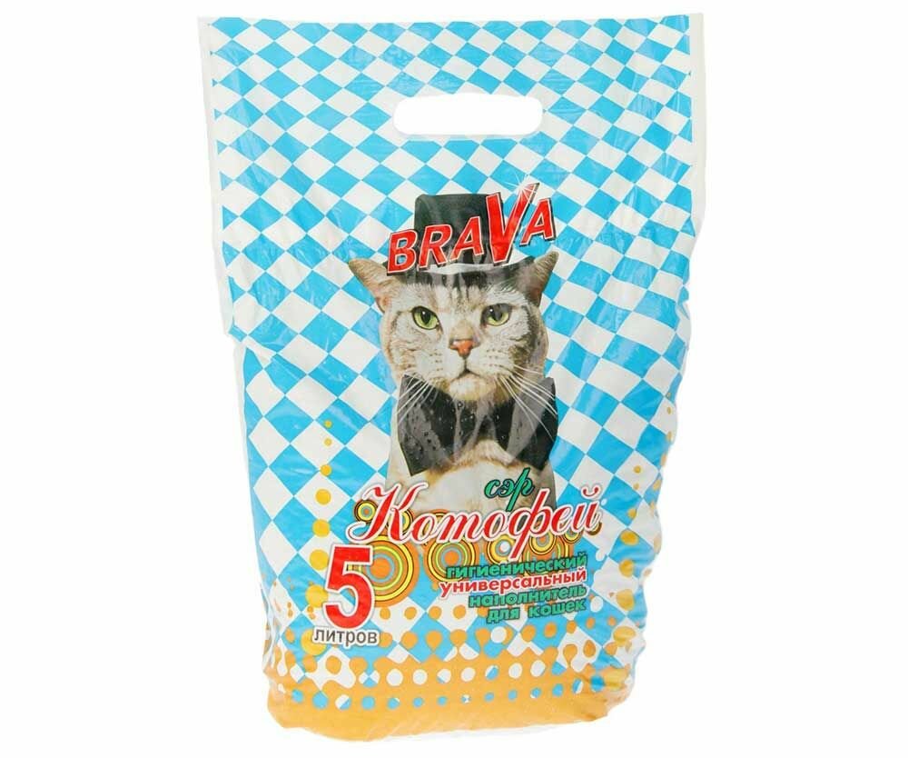 Brava Наполнитель Сэр Котофей 5л (4 штуки)
