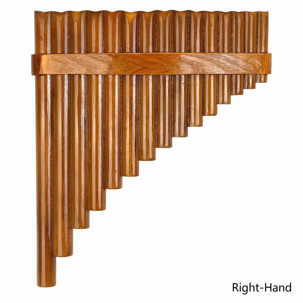 Флейта пана Panpipe 15 трубок/ Сигнал G/музыкальный инструмент/Модель для правой руки