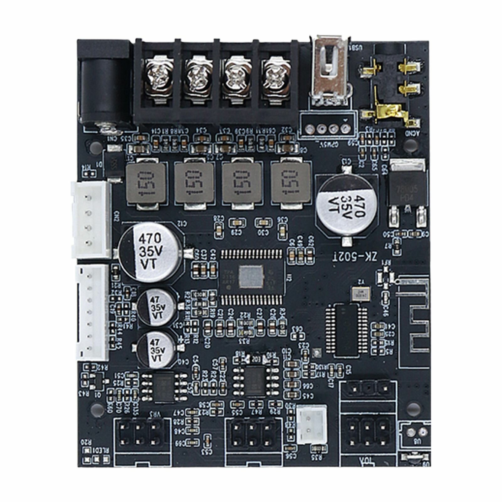 TPA3116D2 усилитель ZK-502T, 2.0 канала, 50 Вт + 50 Вт, USB