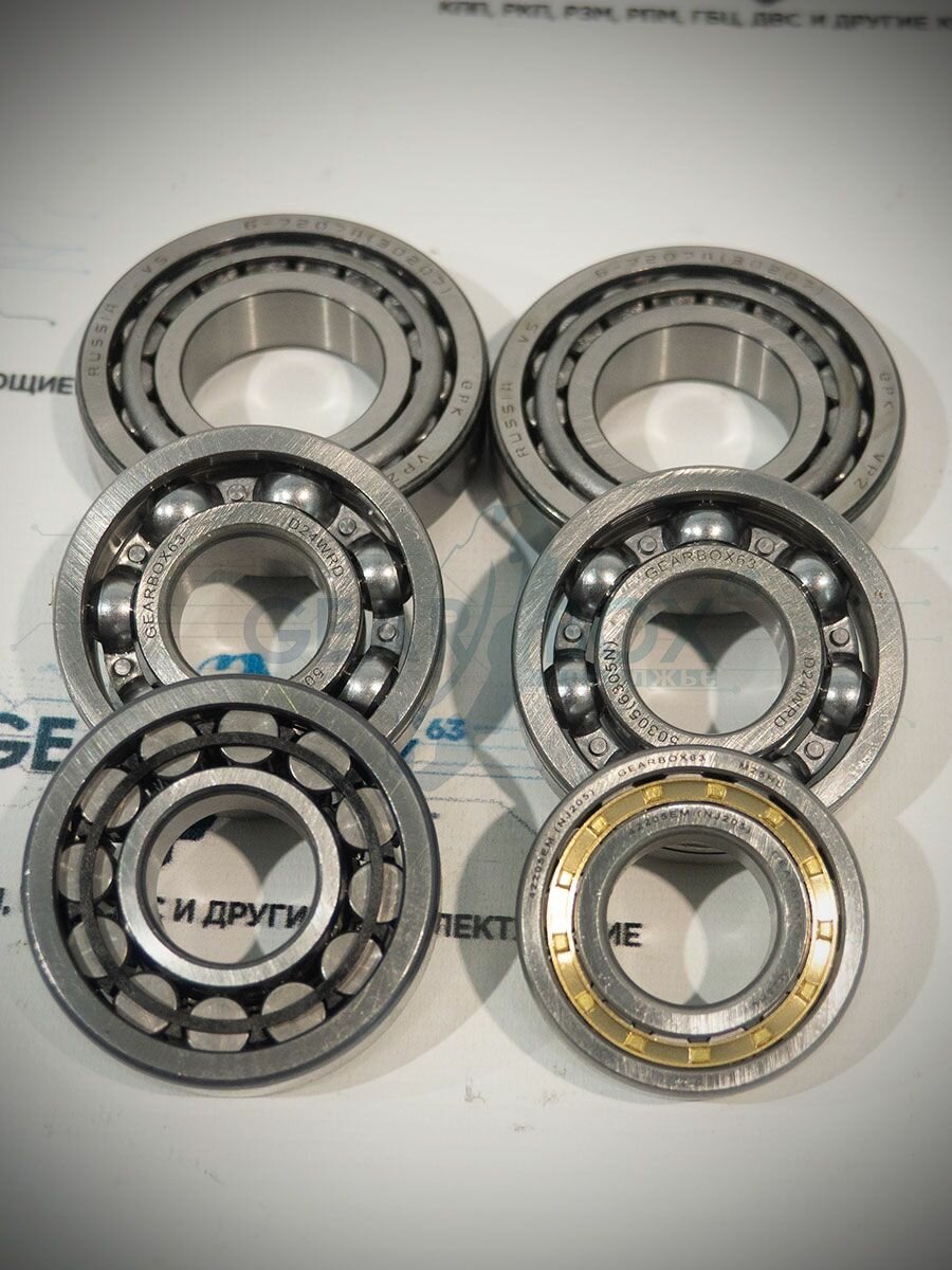 Комплект подшипников КПП для 2108-2199, 2170