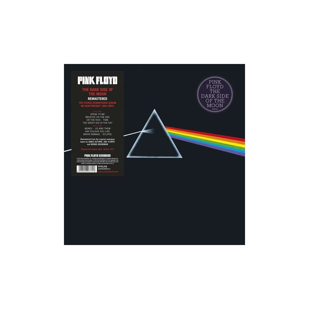 Виниловая пластинка Pink Floyd - The Dark Side Of The Moon (remastered) (180g) (1 LP)