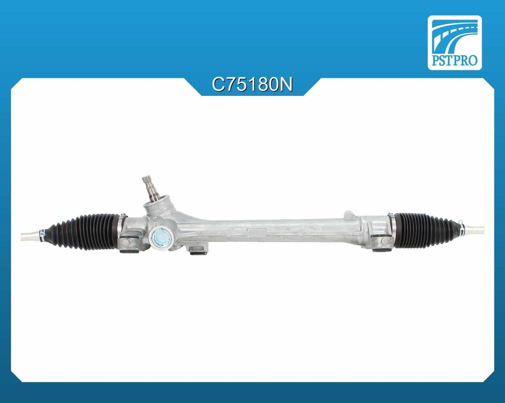 Механическая рулевая рейка Toyota Corolla E120 / Verso 2002-2006 4551002050, C75180PST крепление круглой формы