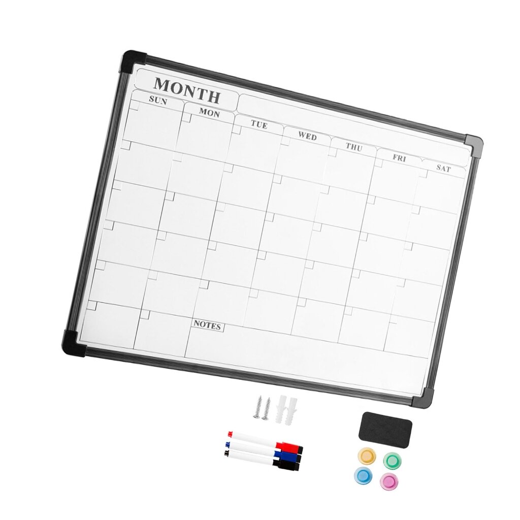 Яркая рифленая доска для планирования планов, стираемая, сочетает в себе функции календаря и магнитного хранилища