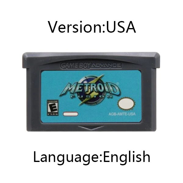 Игровой картридж Metroid Fusion Zero Mission Aoger для GBA/NDS