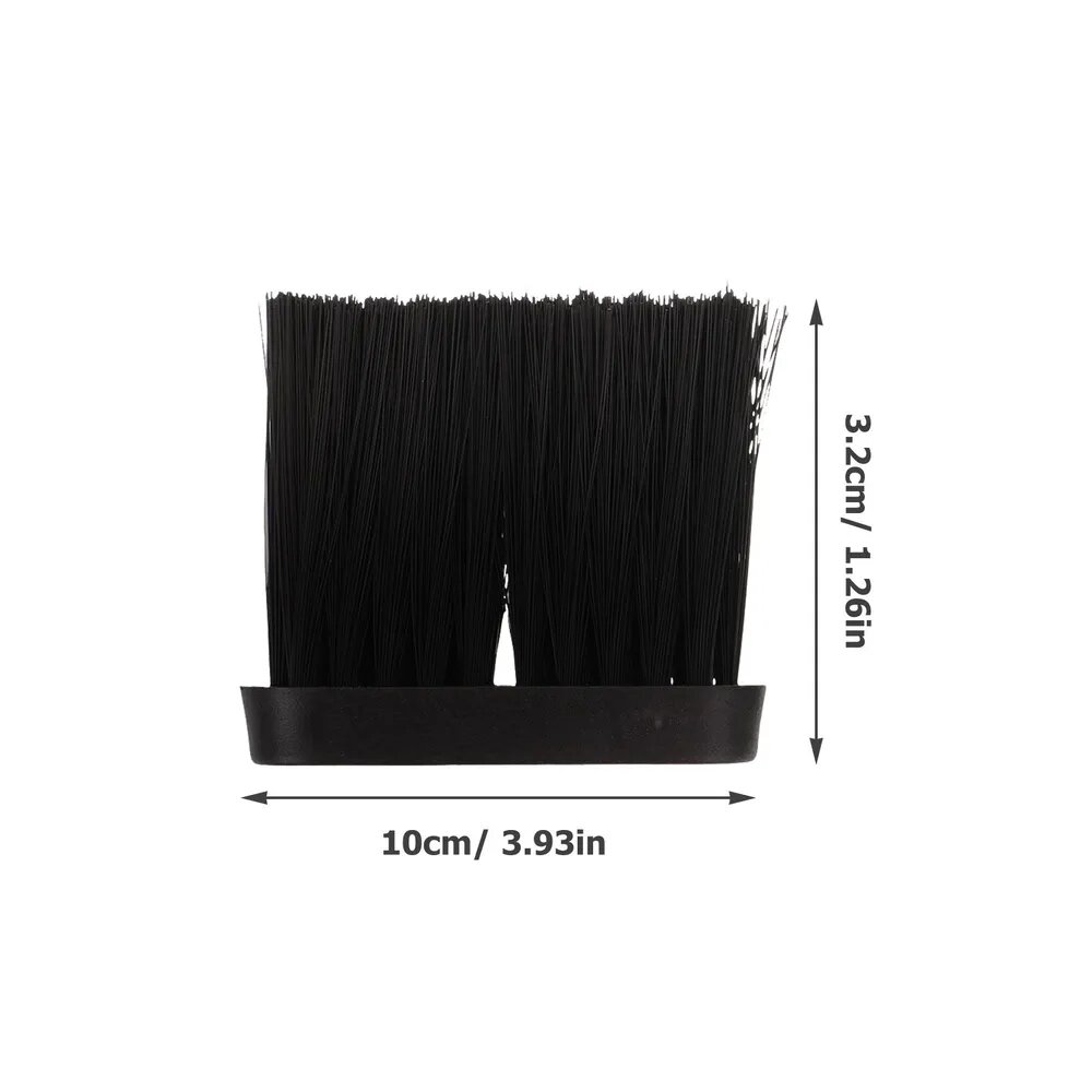 4 шт. Черные бусины метла кисть для камина аксессуары для чистки печи 10, 00X8, 80X3, 20 см