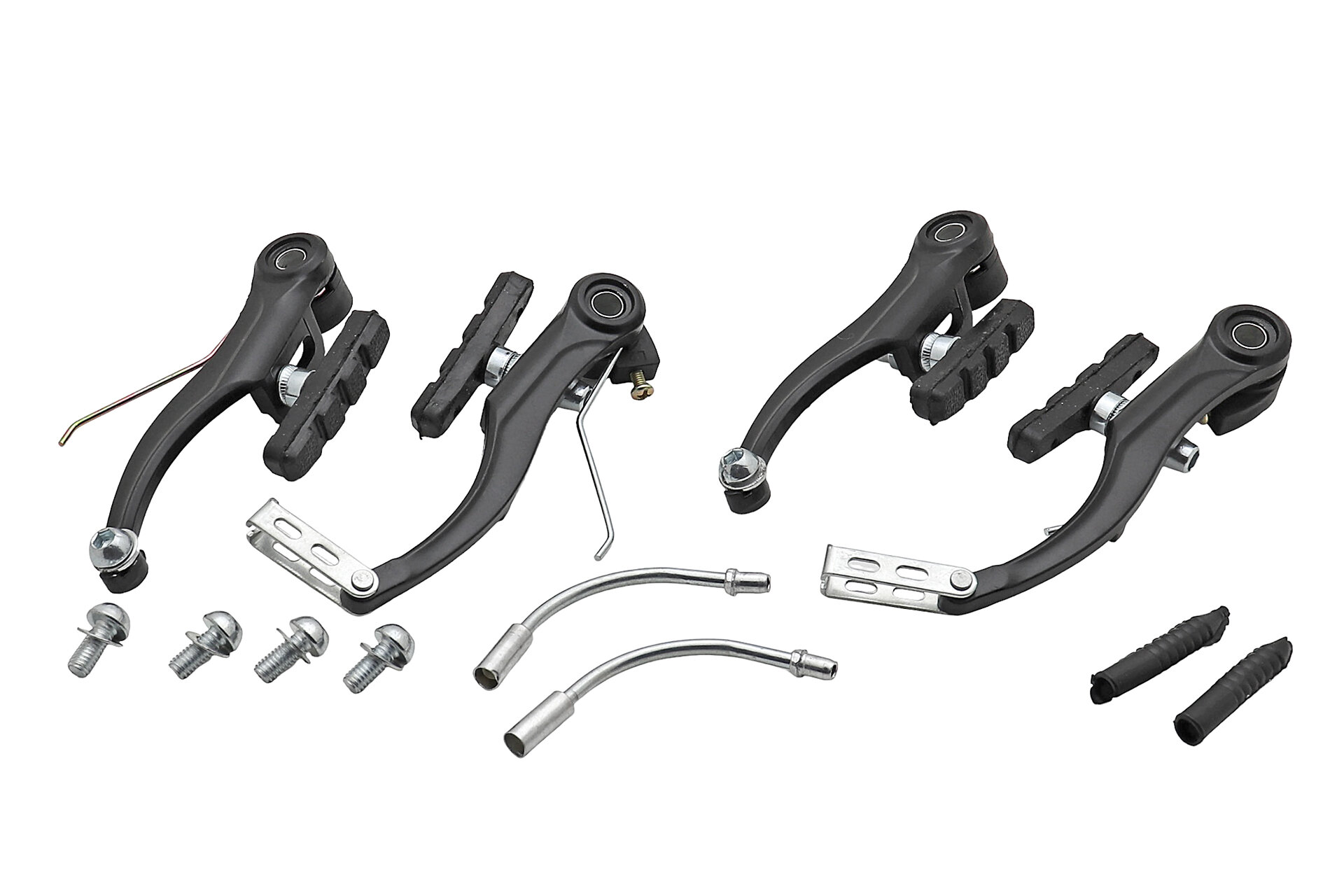 Тормоз v-brake Alum (набор передний+задний) черный