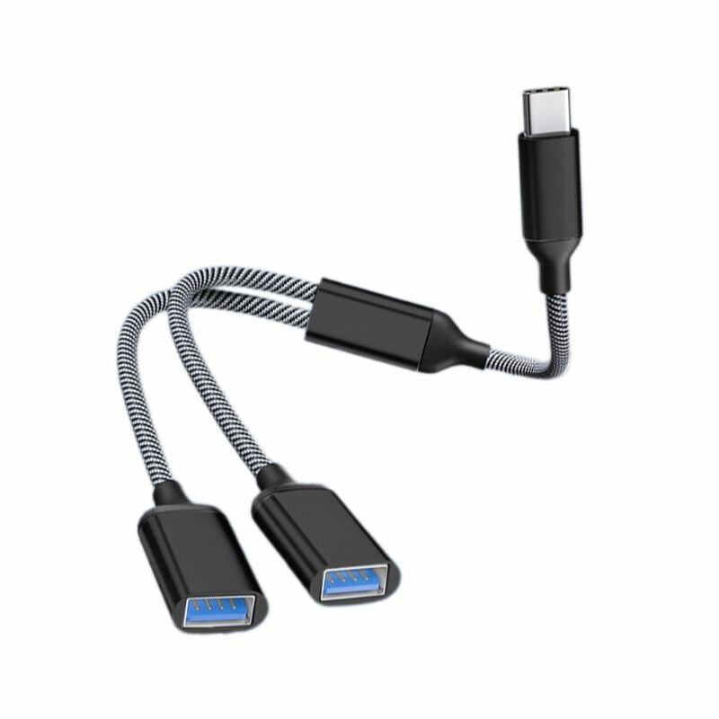 Разветвитель Type c revolution two USB2.0-черный