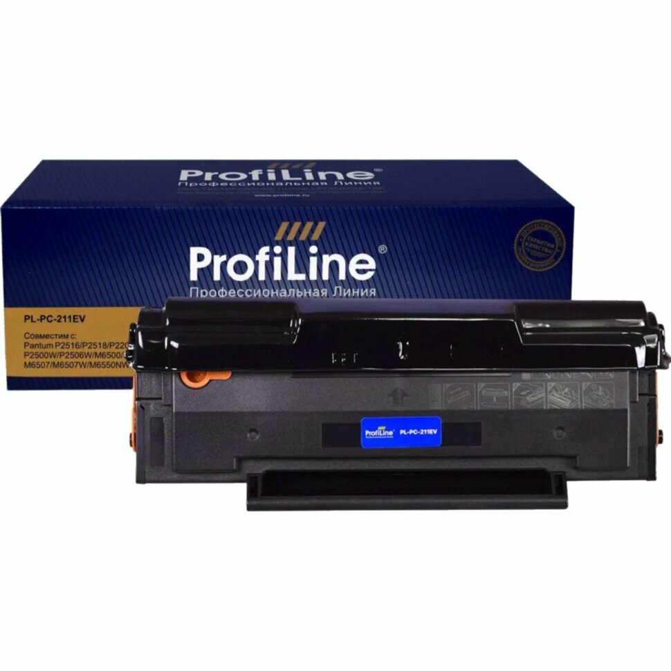 Тонер-картридж Profiline PC-211EV чер. для Pantum P2200/P2500/M6500/M6600, 2392684