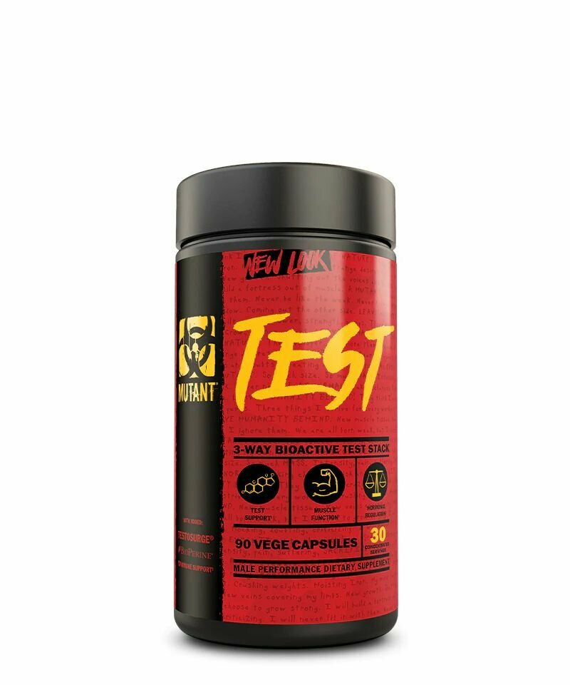 Mutant Test 710 мг 90 вегетарианских капсул, Мутант Тест средство для повышения тестостерона