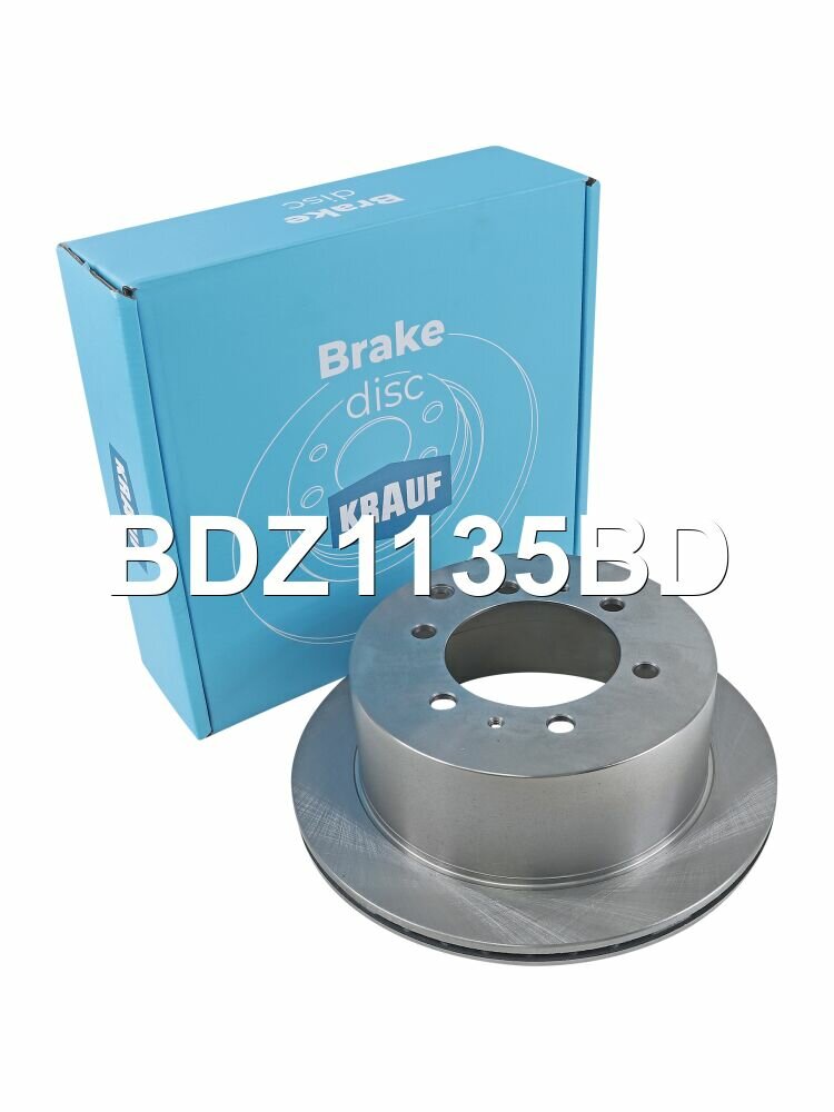 Диск тормозной Krauf BDZ1135BD для TOYOTA LAND CRUISER PRADO