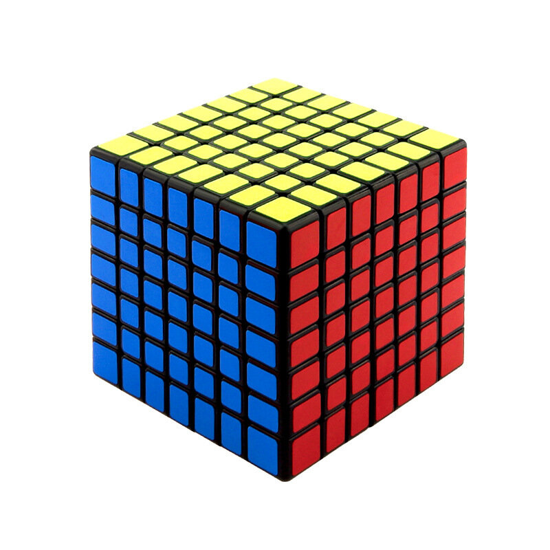 7x7 Волшебный Куб Черный - Гладкая Ротация, Образовательная Игрушка, Начинающий Пазл для Детей, Немагнитный