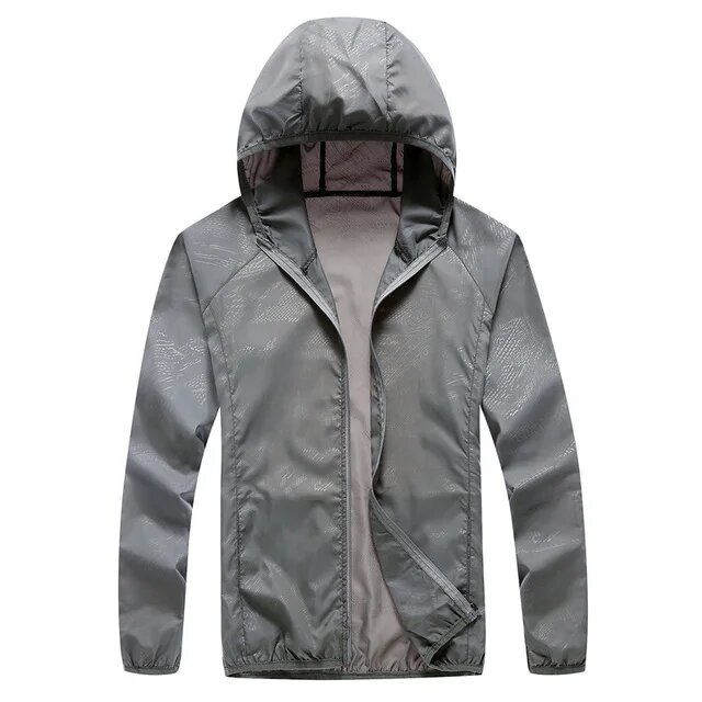 Водонепроницаемый плащ C5 Серый, XXXL, Gray