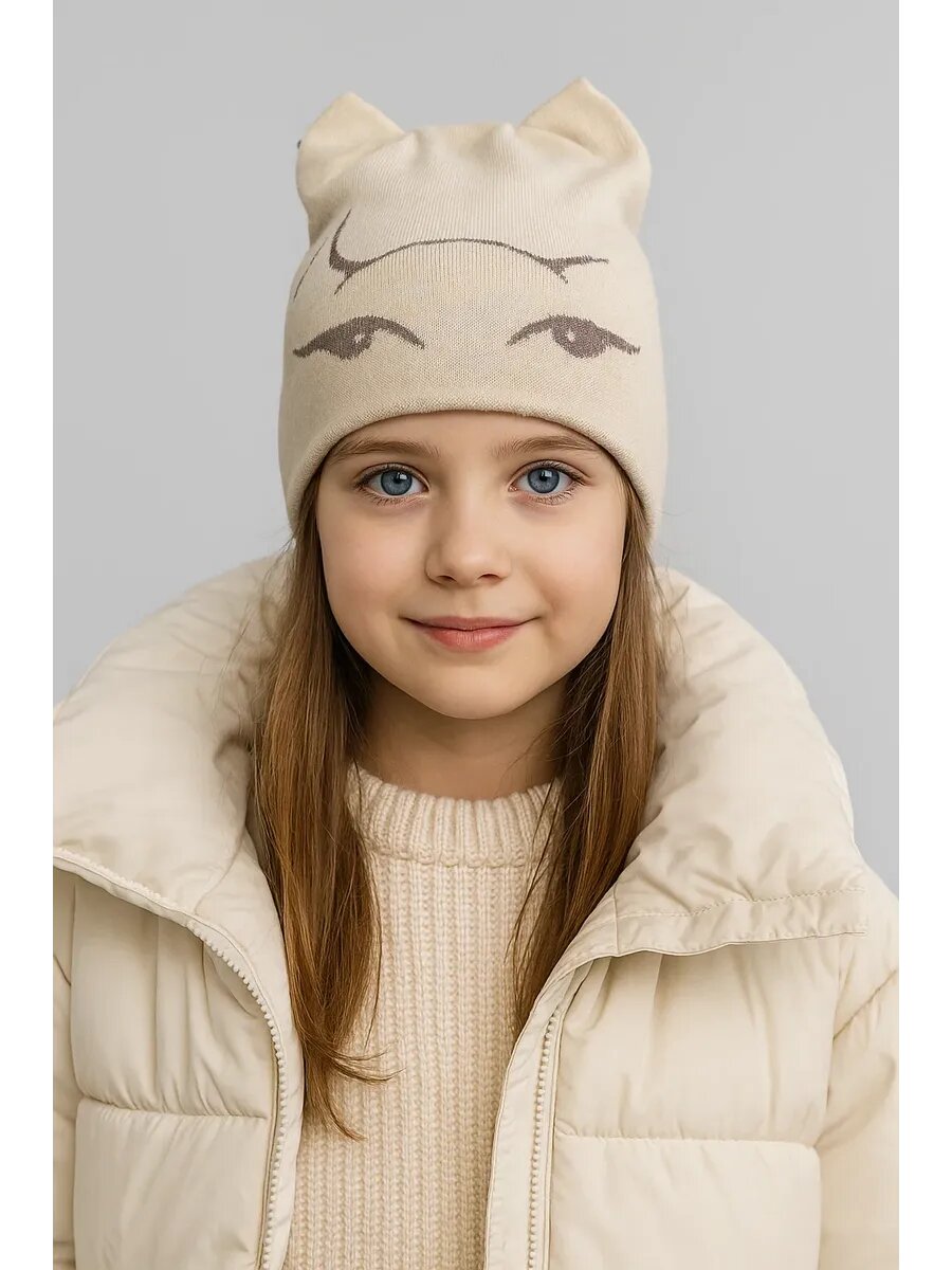 Шапка новинка осень - зима 2025-2026 для девочек