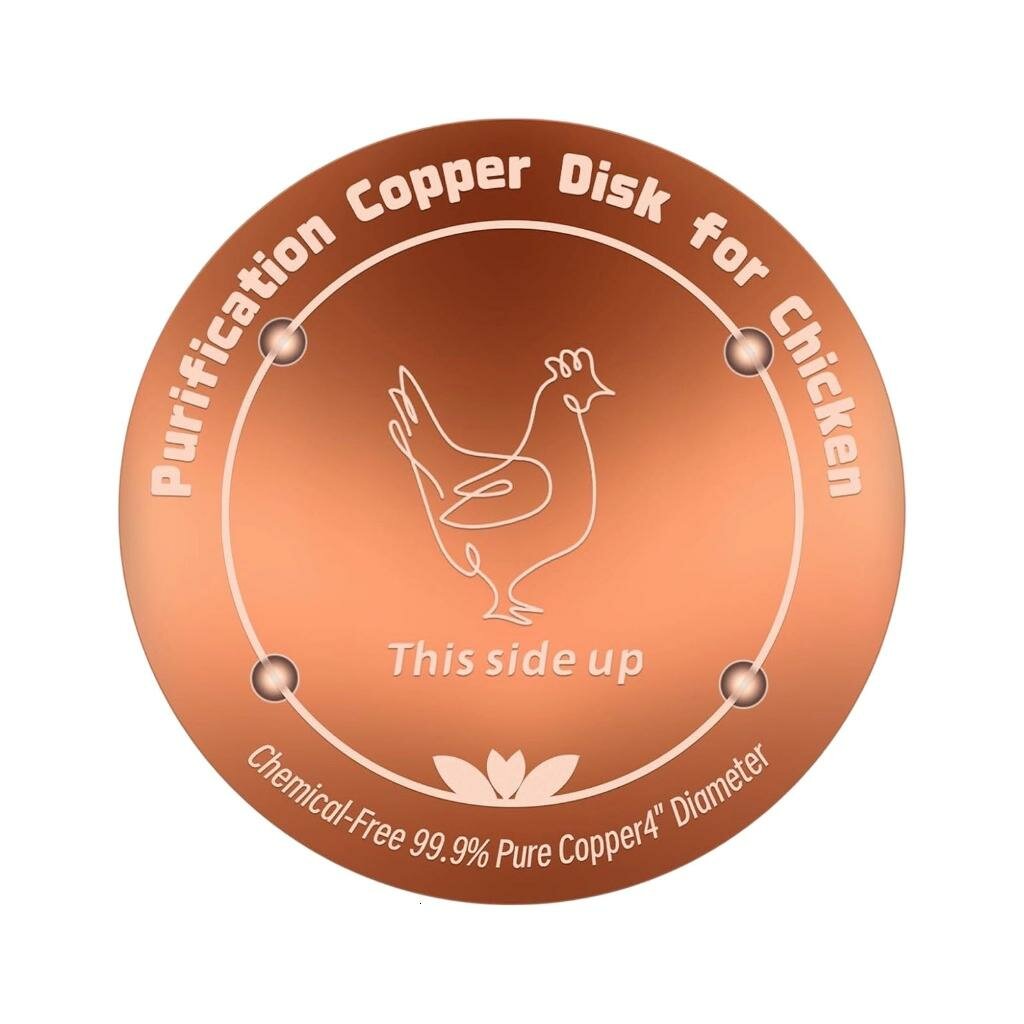 Медный диск для чистки поилок для птиц, B Цыпленок