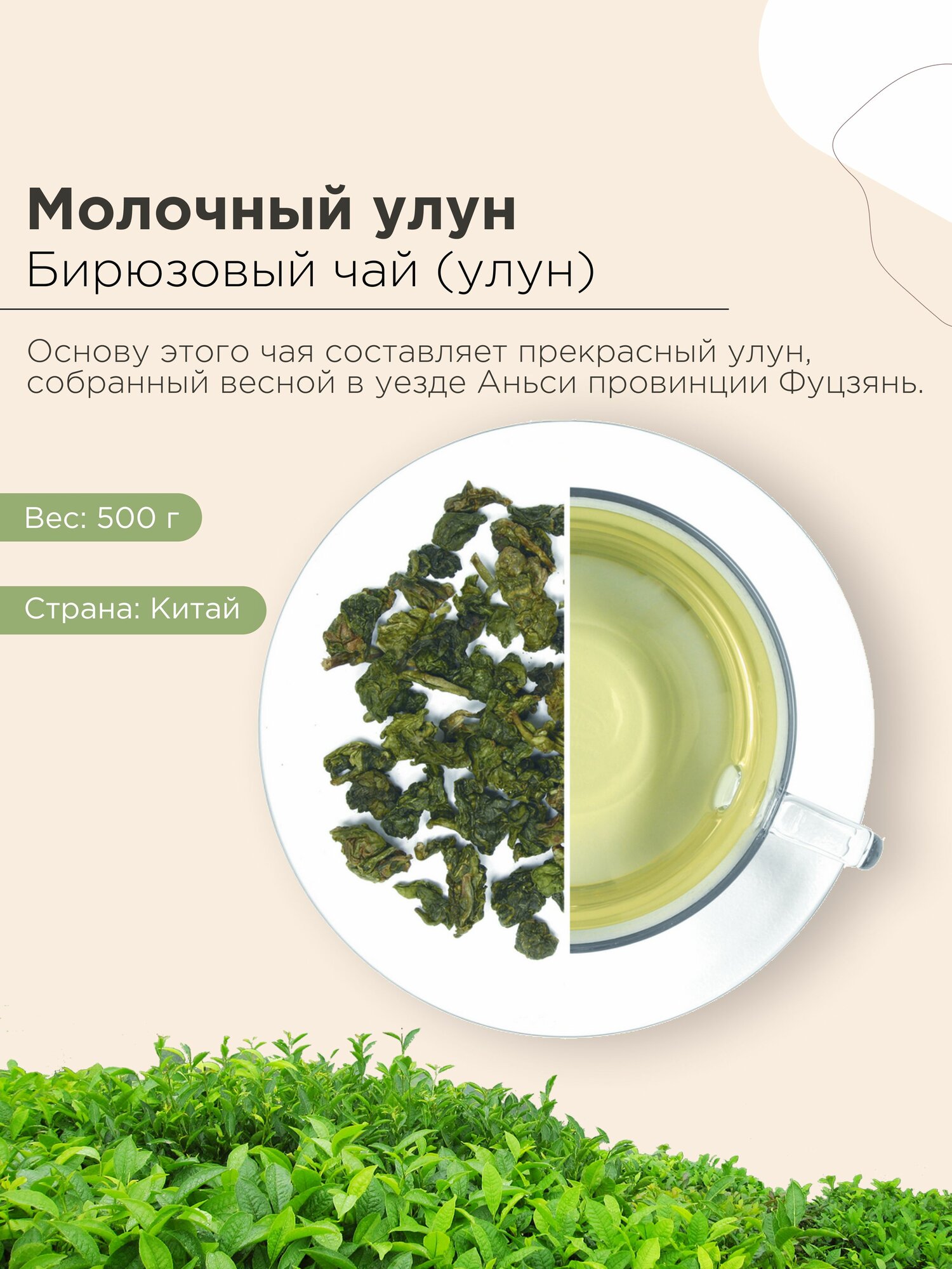 Молочный улун Guste, пакет 500 г