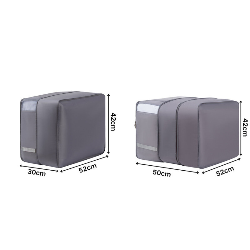 Прозрачный мешок для хранения одеял, большой вместимости, органайзер для одежды, мешок для упаковки пуховиков, вакуумный компрессионный мешок