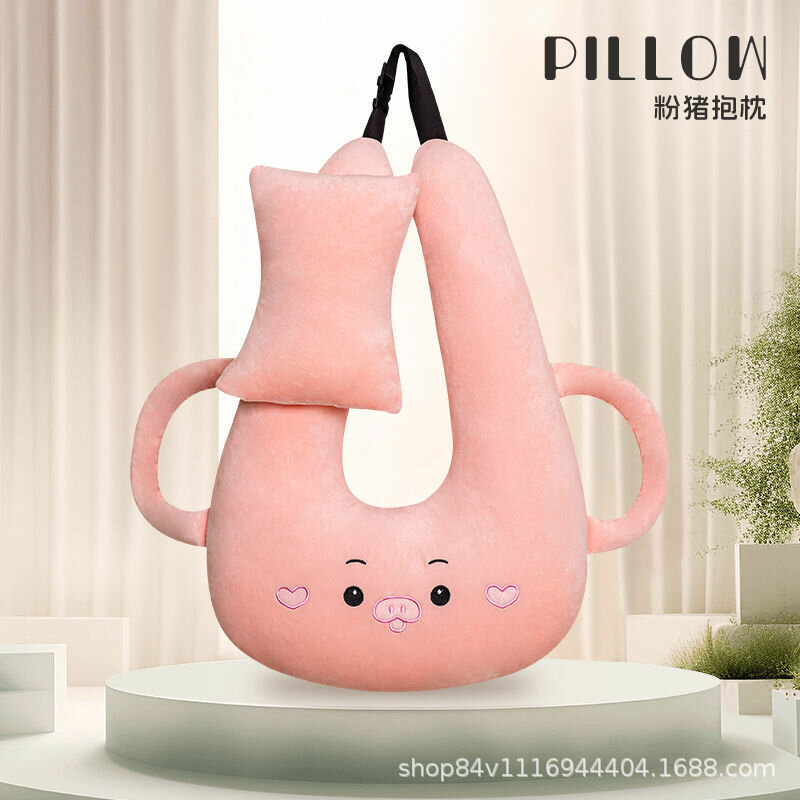 Детская автомобильная подушка для сна, подушка для заднего сиденья автомобиля, подушка для ремня безопасности, предотвращающая удушье, для взрослых и детей