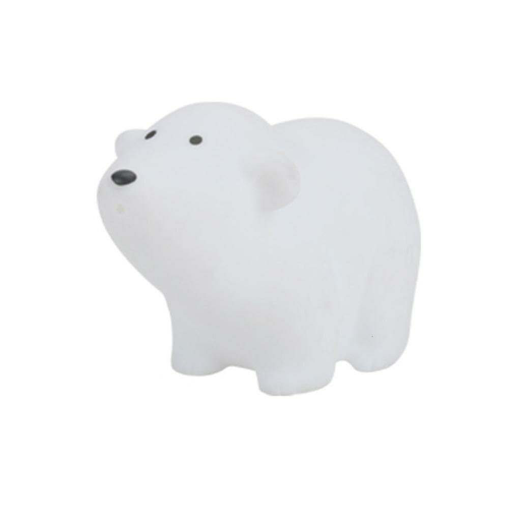 Резиновая плавающая игрушка-попрыгун для ванной, полярный медведь