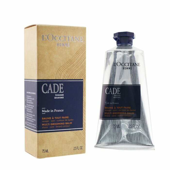 Мульти-Бальзам для бритья L'Occitane Homme Cade Multi Grroming Balm с эфирным маслом можжевельника, 75 мл.