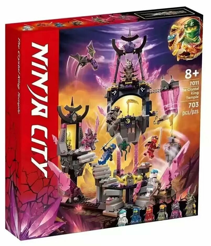 Конструктор Ninjago Храм Кристального Короля, 703 детали, 8+, 71771