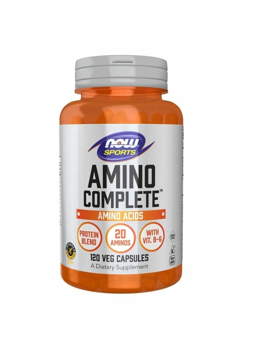 NOW Амино Комплекс, капсулы, 120 шт.