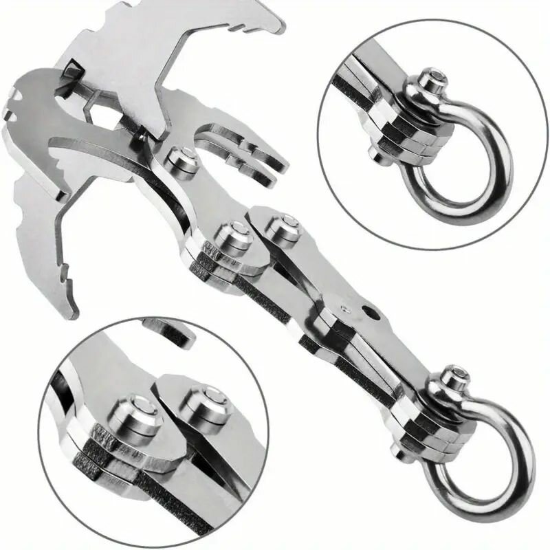 Складной абордажный крюк