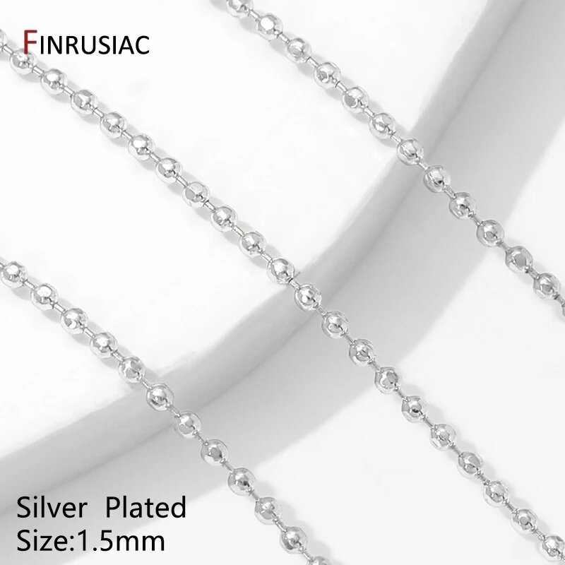 Цепочки из латуни с позолотой 14K FINRUSIAC