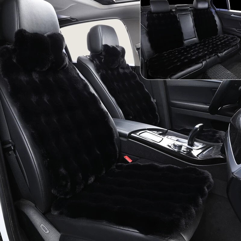 Зимняя накидка на автомобильное сиденье, плюшевая, цельная, из пузырчатого вельвета, утолщенная и уплотненная, новая,