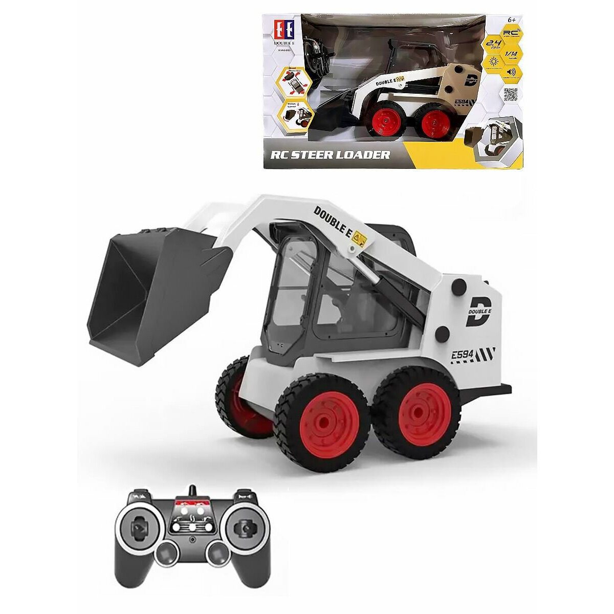 Double Eagle Погрузчик Е594 1:14 на р/у, свет, звук E594-003 с 6 лет