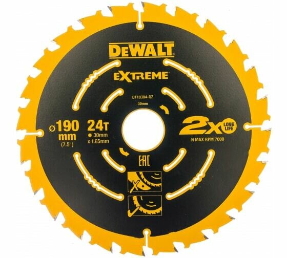Пильный диск по дереву Dewalt dt 10304