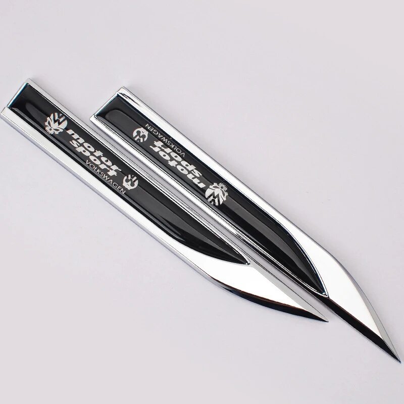 Автомобильное крыло, боковое крыло, авто наклейка, эмблема, аксессуары для Volkswagen VW B Skeleton