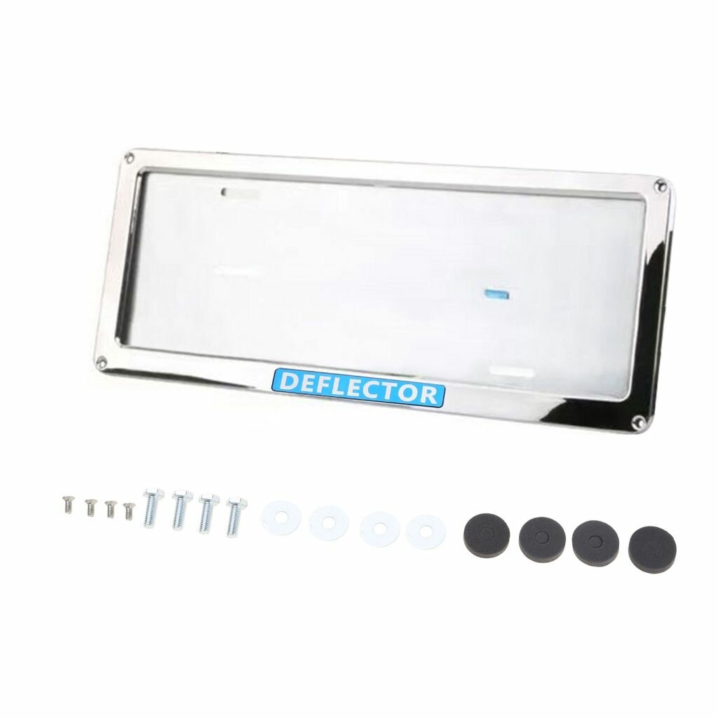 Специальная рамка номерного знака автомобиля рамка номерного знака-серебристая