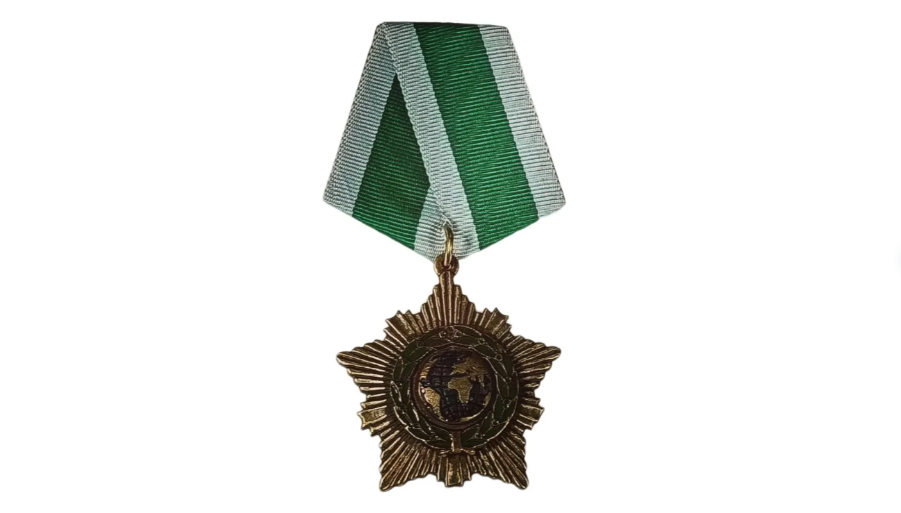 Знак под Орден Мира и Дружбы России реплика за укрепления мира во всём мире