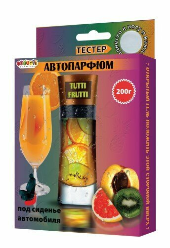Освежитель (ароматизатор) под сиденье Super Flower Max Tutti Frutti (170г)