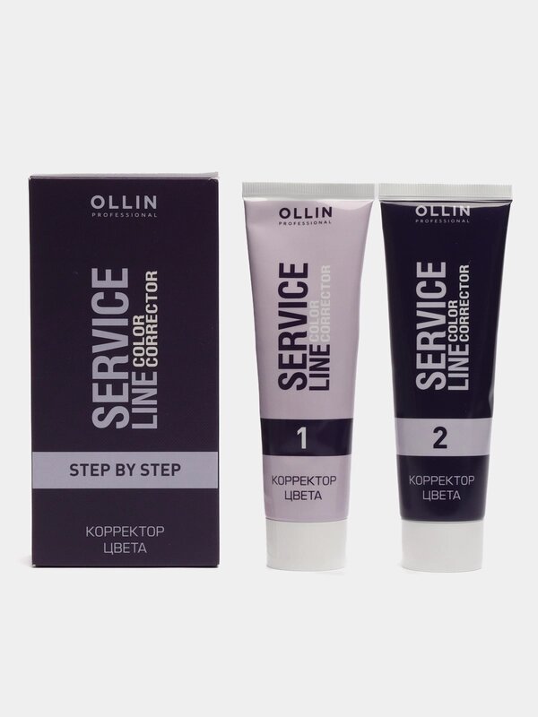 Кислотная смывка корректор цвета OLLIN для волос, 200 мл