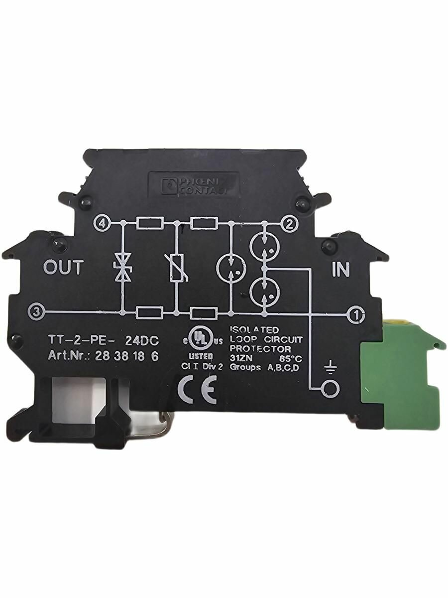 Phoenix contact 2838186 TT-2-PE- 24DC Устройство защиты от перенапряжений