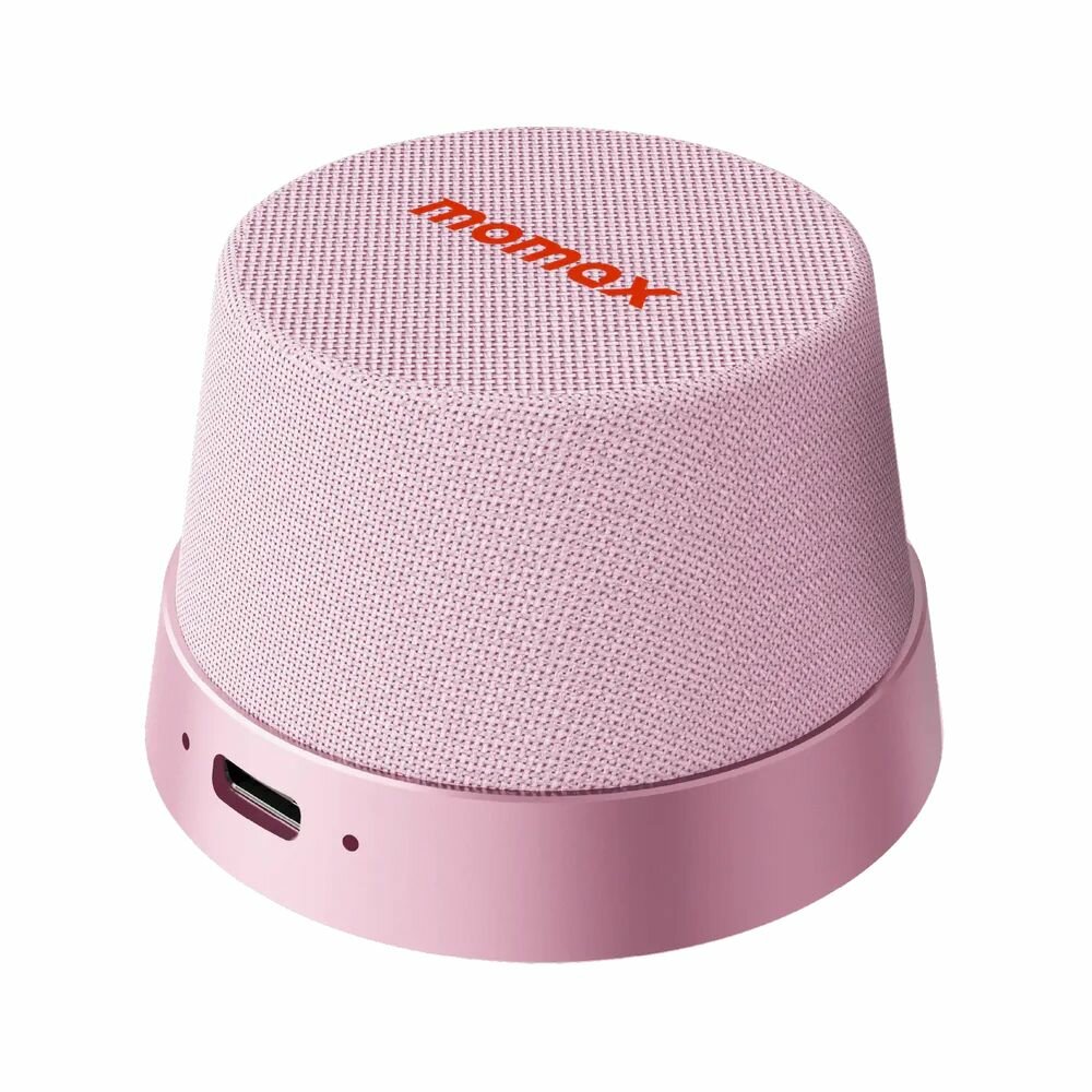 Беспроводная колонка с Magsafe Momax 1-Vibe Go - Pink