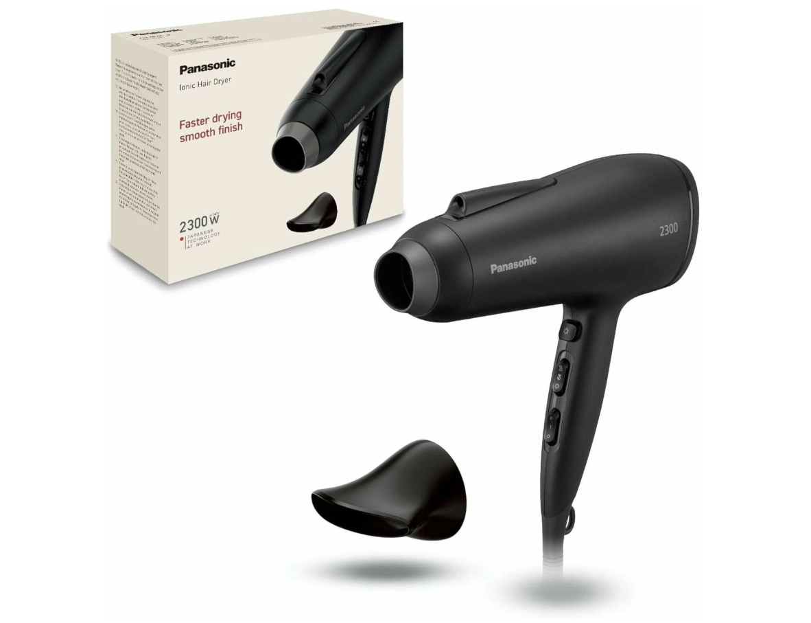 Фен Panasonic EH-NE85-K825, ионизация, подача холодного воздуха, черный, 2300 Вт